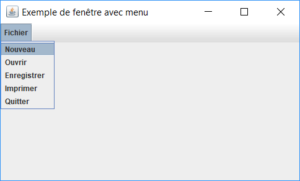 JMenu : Création des menus avec Java – Très Facile