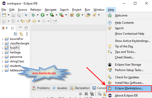Premier Programme JavaFX Avec Eclipse – Très Facile