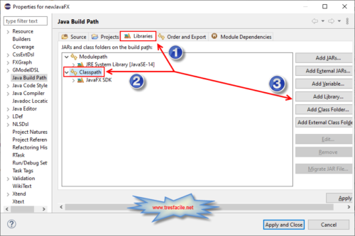 Premier Programme JavaFX Avec Eclipse – Très Facile