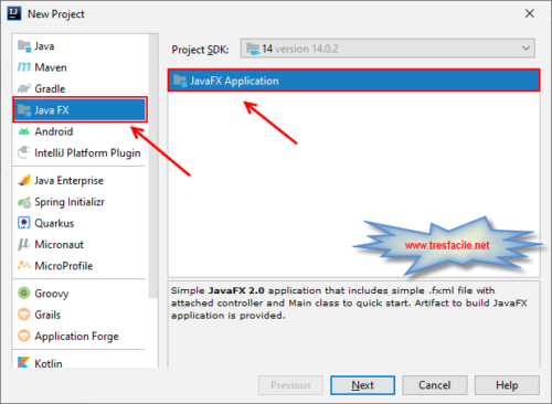 Premier programme JavaFX Avec Intellij IDE – Très Facile