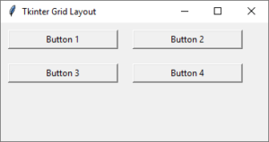 Solution Exercice 2: padding – Grid Layout Tkinter – Très Facile