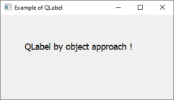 La classe QLabel PyQt5 – Très Facile