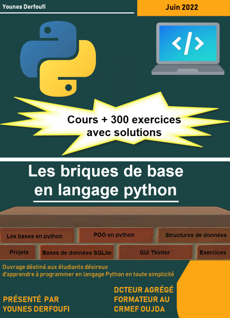 Les briques de base en langage python – Très Facile