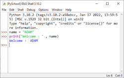 L’environement de développement IDLE de Python – Très Facile