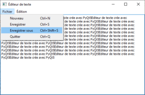 Créer un éditeur de texte avec PyQt5 Python – Très Facile