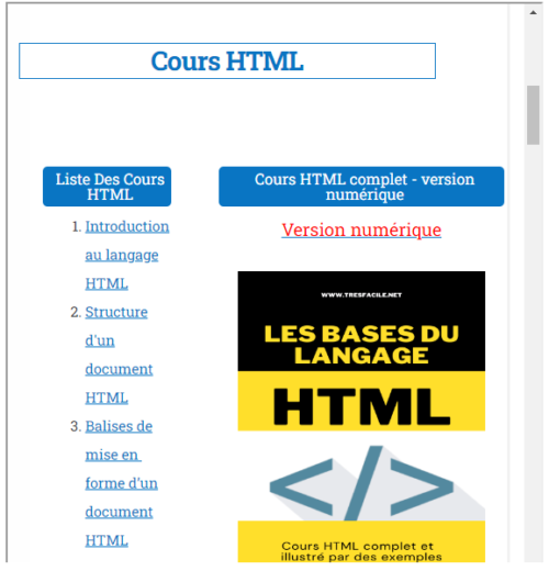 La balise HTML – Très Facile