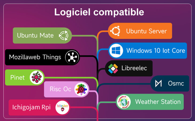 RockBee Raspberry Pi 4 Modèle B 8Go – Très Facile