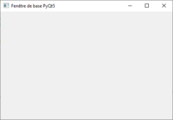 Fenêtre de base PyQt5 Python – Très Facile