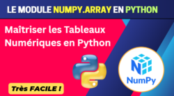 Tutoriel Complet sur NumPy Array : Maîtriser les Tableaux Numériques en ...